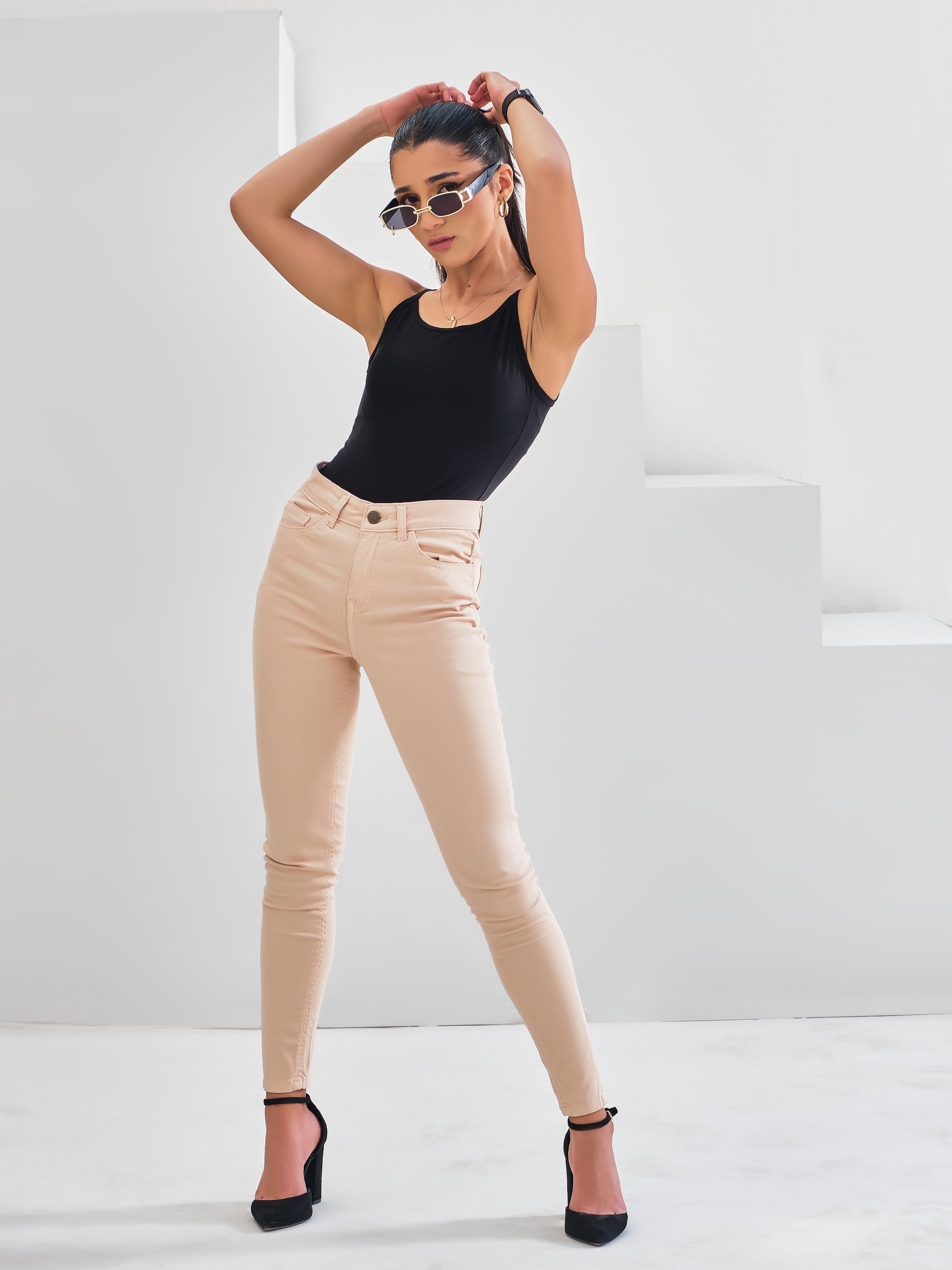 Super High-waist Skinny Jeans – club76